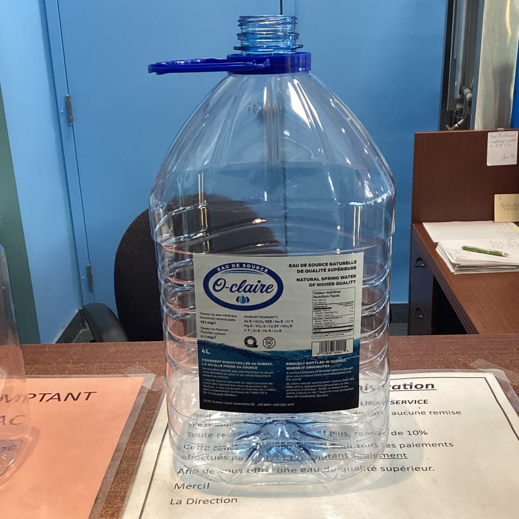 Bouteille vide 4 Litres | Bi-Eau Santé